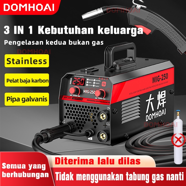 Jual DOMHOAI Mesin Las MIG mesin las listrik las mig 450 WATT Tanpa Gas ...
