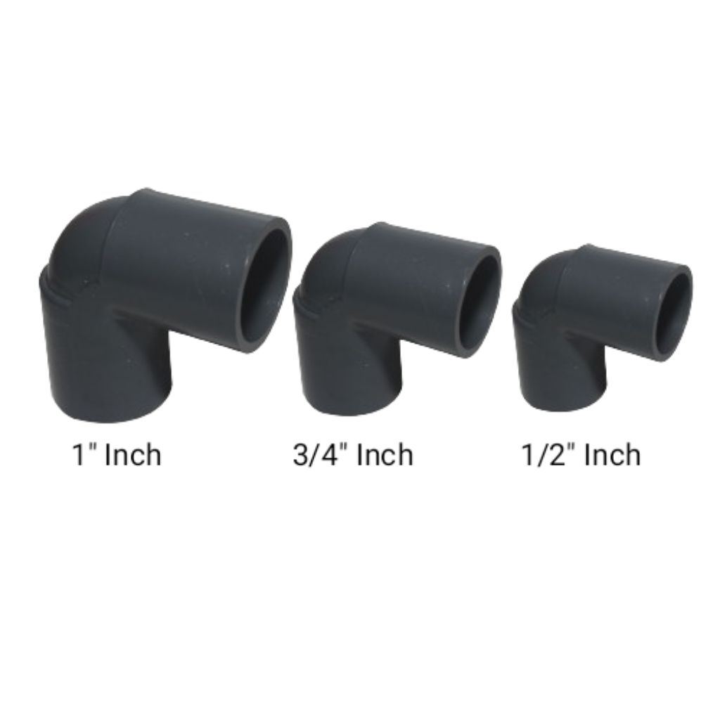 Jual Knee PVC 1/2" 3/4" 1" inch / L PVC GREST | Shopee Indonesia