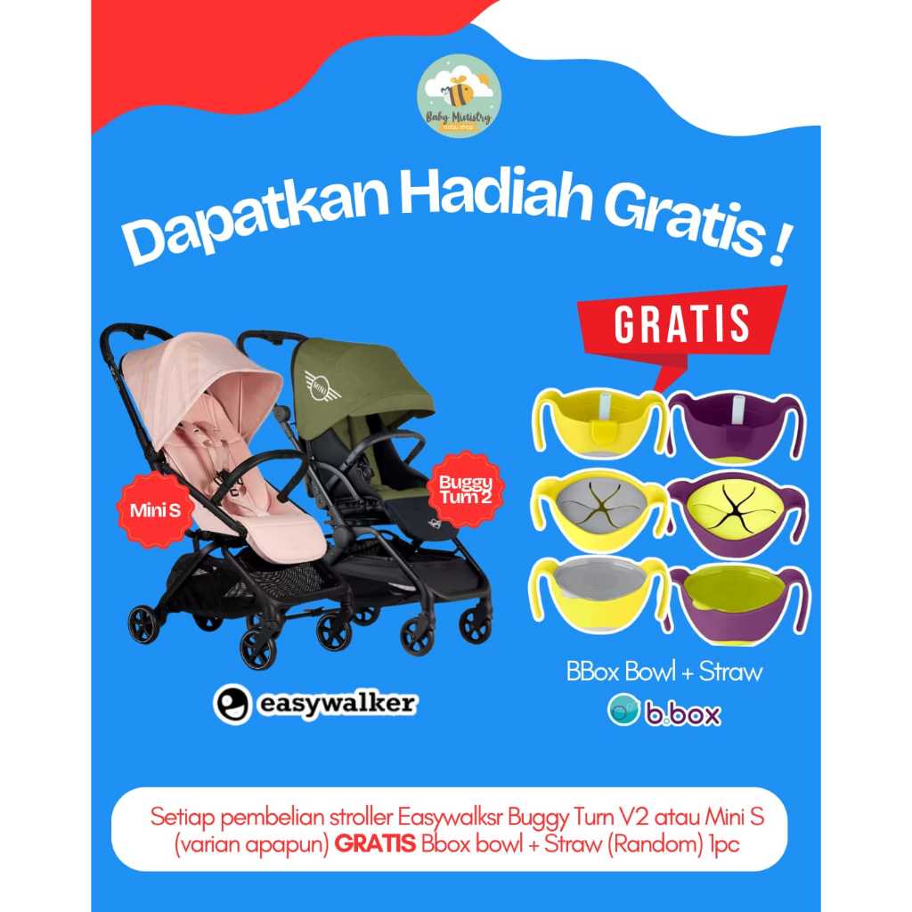 Jual EASYWALKER MINI BUGGY TURN 2 READY STOCK !!! / EASY WALKER MINI ...