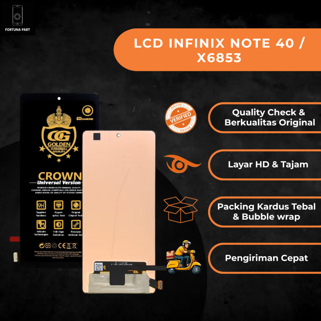 Jual LCD INFINIX NOTE 40 / X6853 ORIGINAL FULLSET | Shopee Indonesia