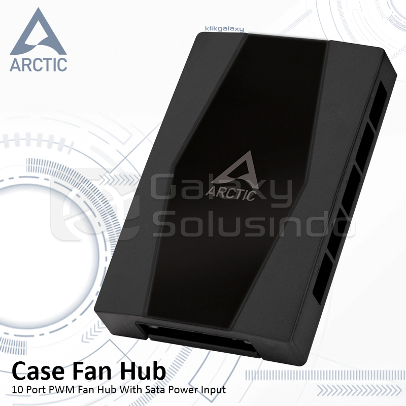 Jual ARCTIC Case Fan Hub 10 Port PWM With Sata Power - CG | Shopee ...