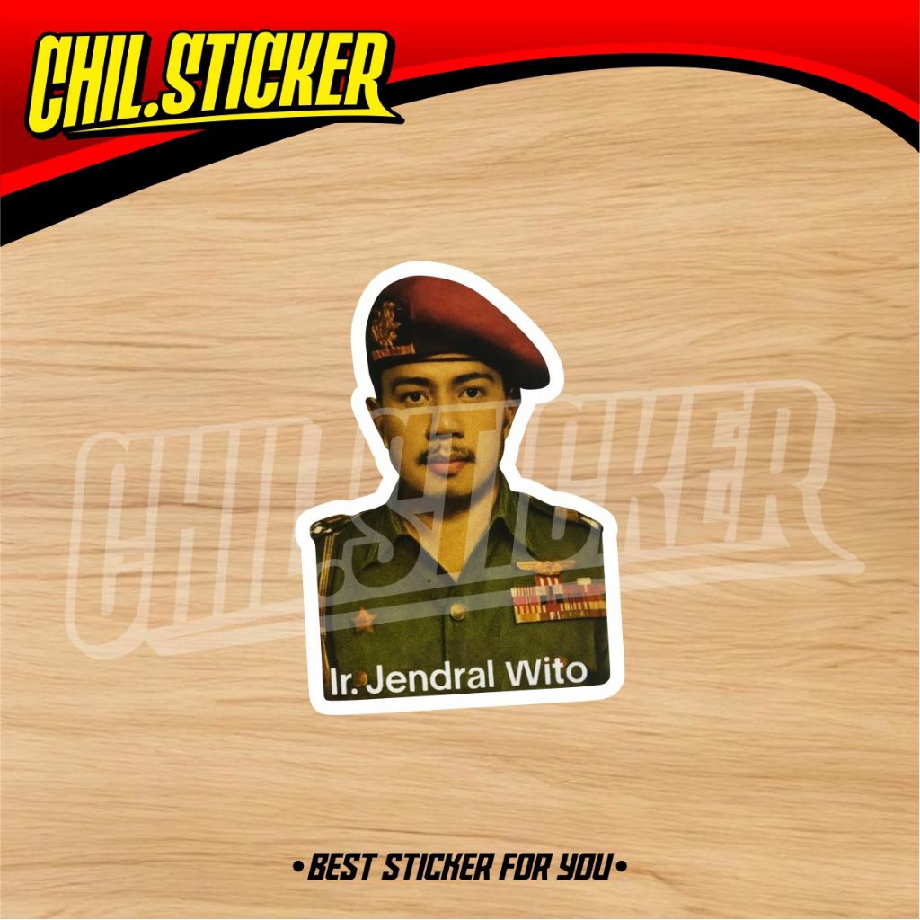 Jual STIKER JENDRAL WITO Sticker SamPitak Sticker Viral Sticker Terbaru ...