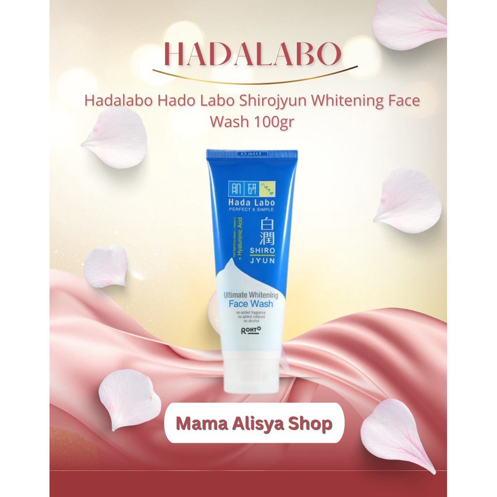 Jual Hadalabo Hado Labo Shirojyun Whitening Face Wash 100gr | Shopee ...