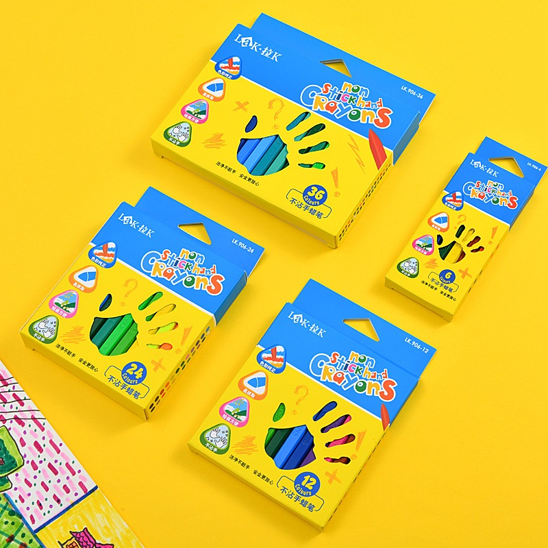 Jual Crayon Lab Anti Patah / Anti Air / Alat Mewarnai Anti Air / Crayon ...