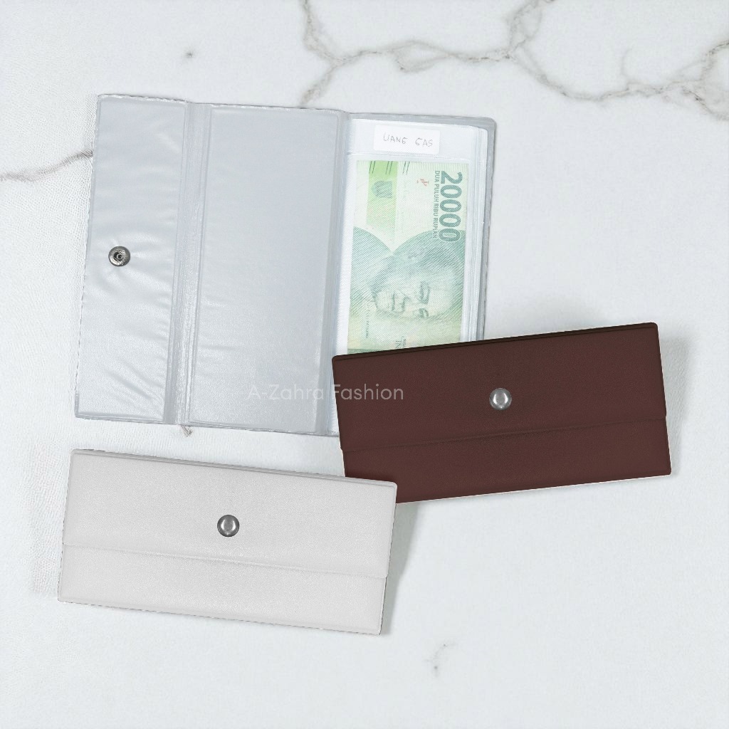 Jual A ZAHRA 014 DOMPET DISIPLIN LIPAT KANCING / DOMPET KEUANGAN MINI ...