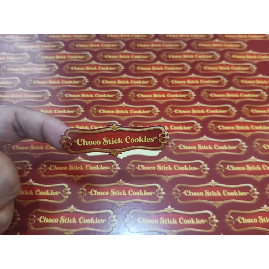 Jual Stiker Logo OLSHOP Sticker Label Produk Catering, Label Toples ...