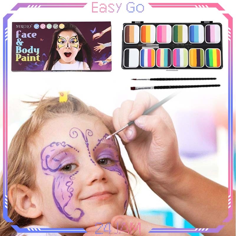 Jual Face And Body Paint Set Cat Air Wajah Body Painting Wajah ...
