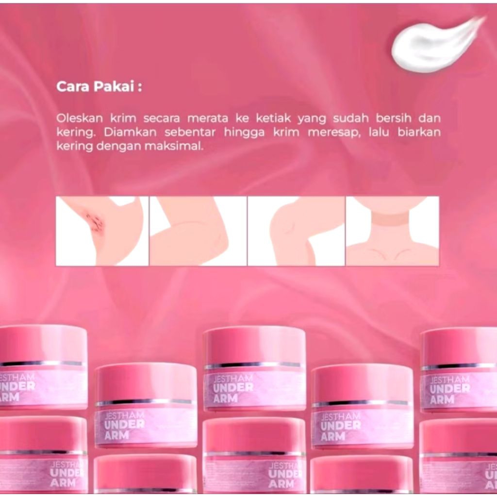 Jual jestham under arm ( cream lipatan ) | Shopee Indonesia