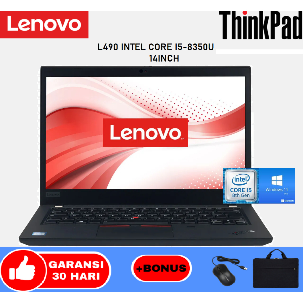 Jual Laptop Lenovo Thinkpad L490 i5 GEN 8 RAM 16GB/1TB SSD | Shopee ...
