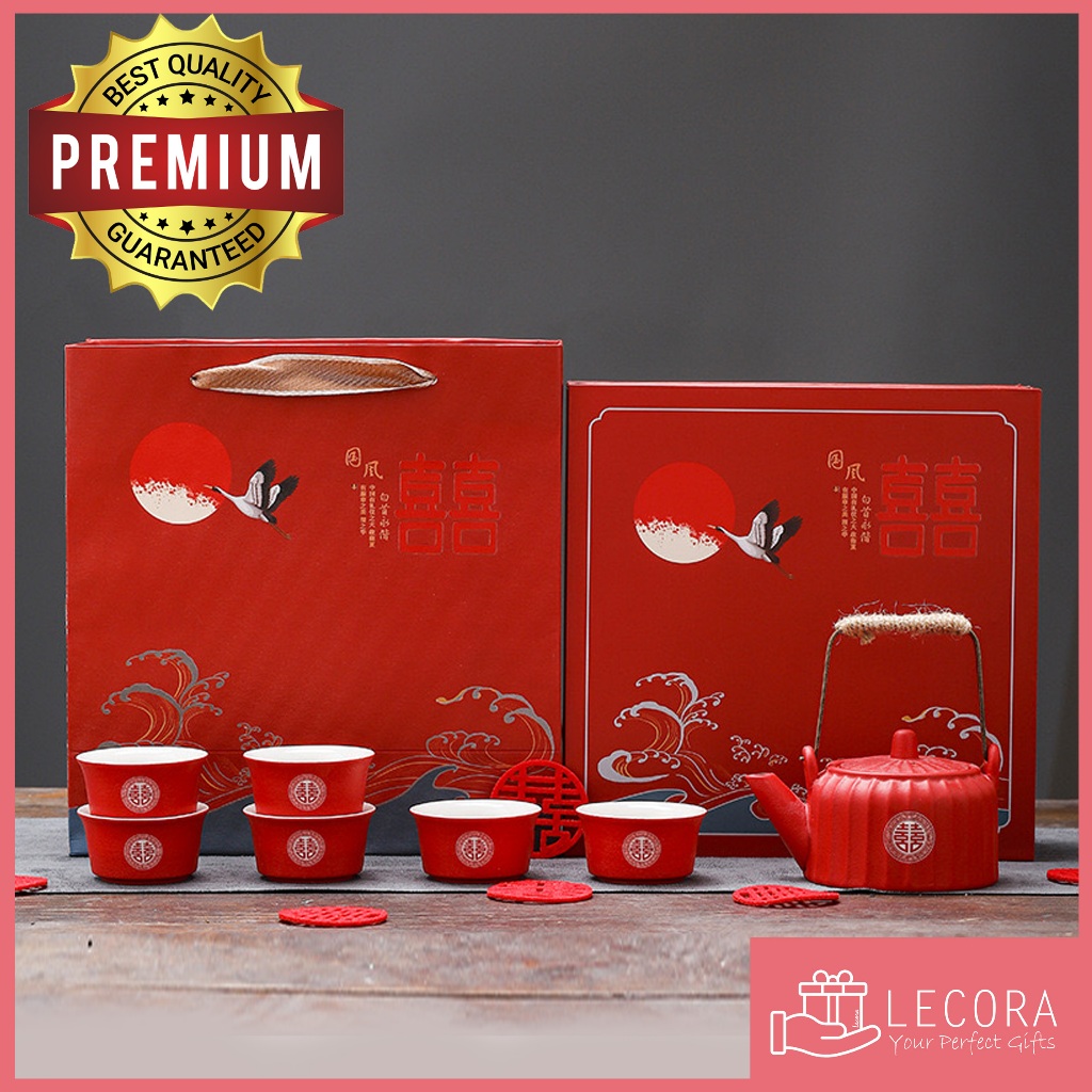 Jual LECORA Teko Teapot Teaset Ceramic Set Chinese PHANGTEH / SANGJIT ...