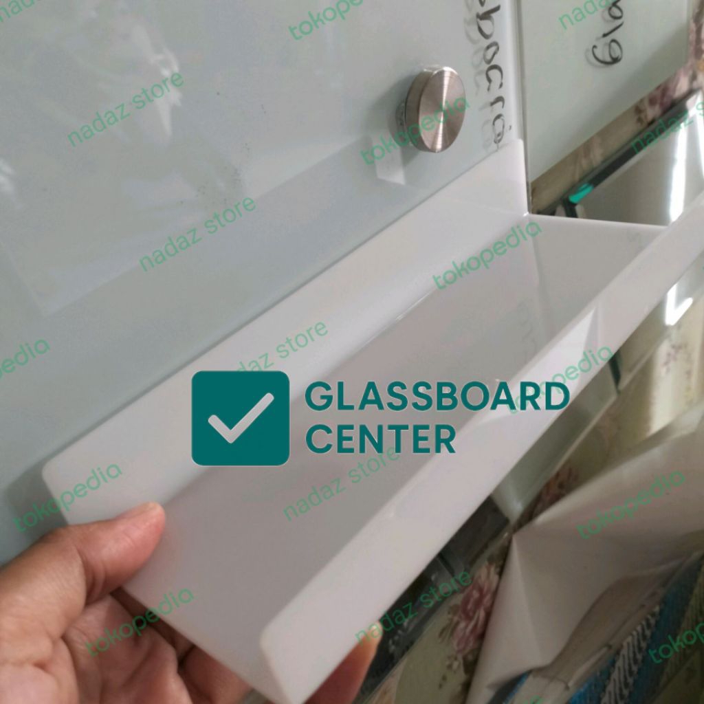 Jual tempat spidol glassboard/ tempat penghapus glassboard/ tempat ...