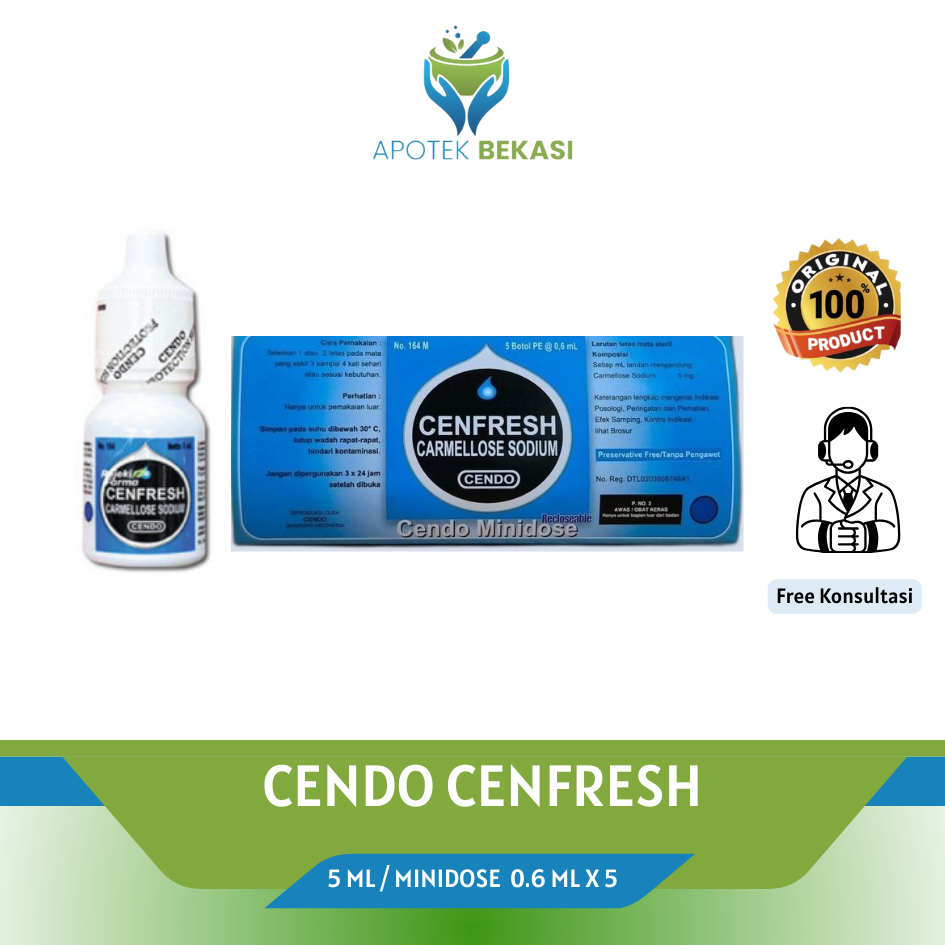 Jual CENDO CENFRESH BOTOL 5 ML / MINIDOSE 0.6 ML X 5 | Shopee Indonesia