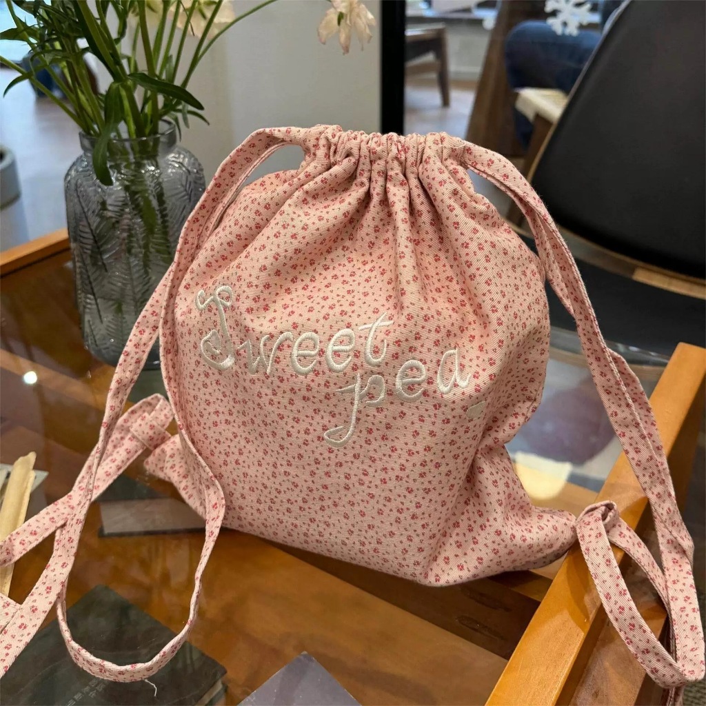 Jual Tas Ransel Tas Kanvas Bunga Tas Ransel Mini Motif Korea Tas ...