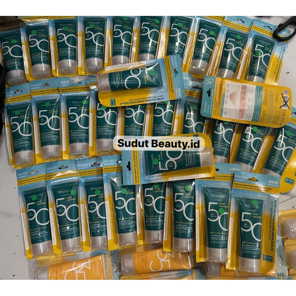 Jual NEW! Wardah UV Shield Acne Calming Sunscreen Serum SPF 50 PA++++ 40ML | Shopee Indonesia