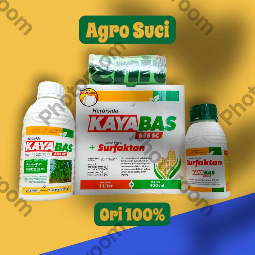 Jual Herbisida Selektif Jagung KAYABAS 555 SC (Bonus Kaos) - 1 Liter ...