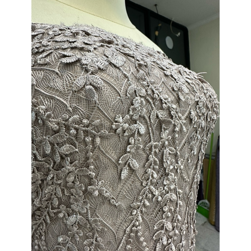 Jual kain tille chanels lolita hana kejora exclusive 3D bunga timbul ...