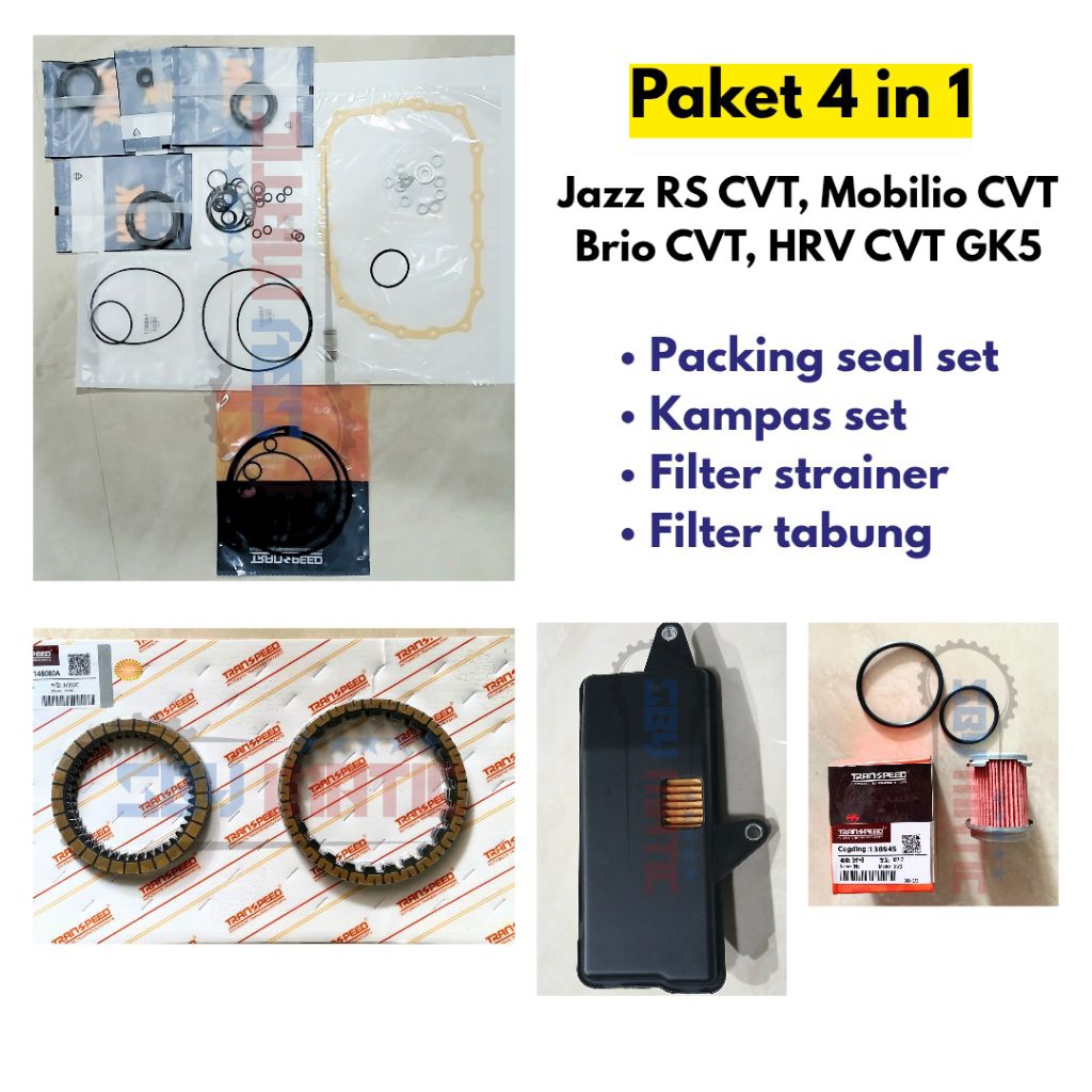 Jual PAKET 4 in 1 Packing Seal Matic, Kampas Set Matic, Filter Strainer ...
