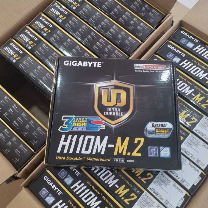 Jual Motherboard Gigabyte H110M-M2 Socket M2 LGA 1151 for intel 6-7 ...