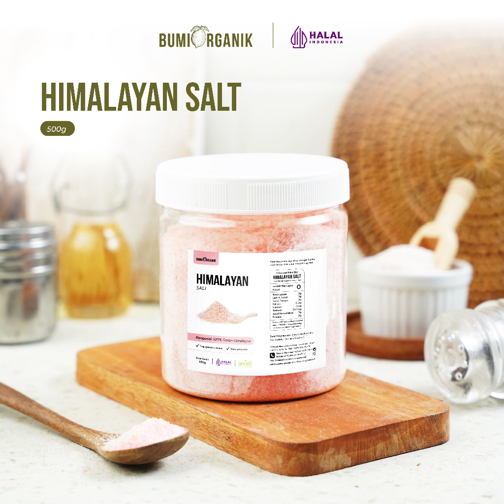 Jual GARAM HIMALAYA ORIGINAL 500G BUMI ORGANIK / GARAM HIMALAYA ...