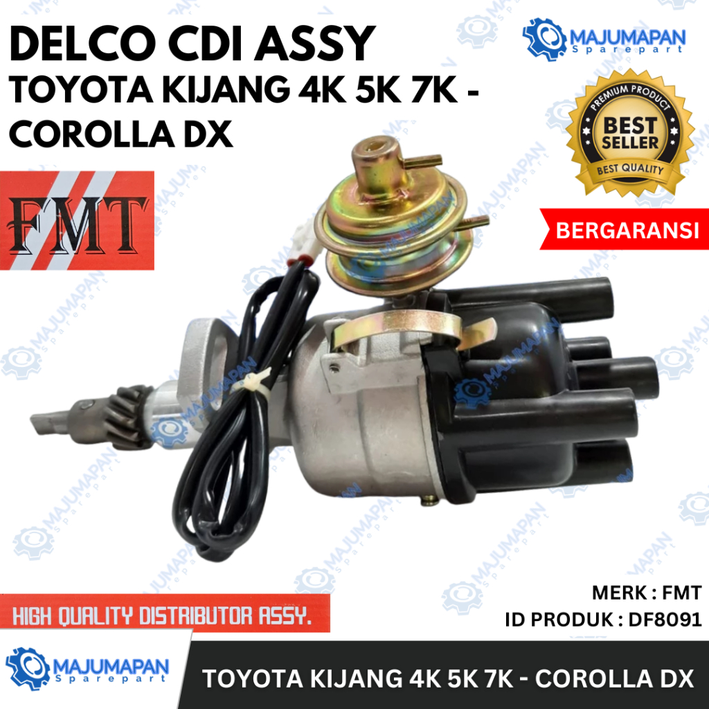 Jual (BERGARANSI) DELCO DELKO DISTRIBUTOR ASSY CDI TOYOTA KIJANG 4K 5K ...