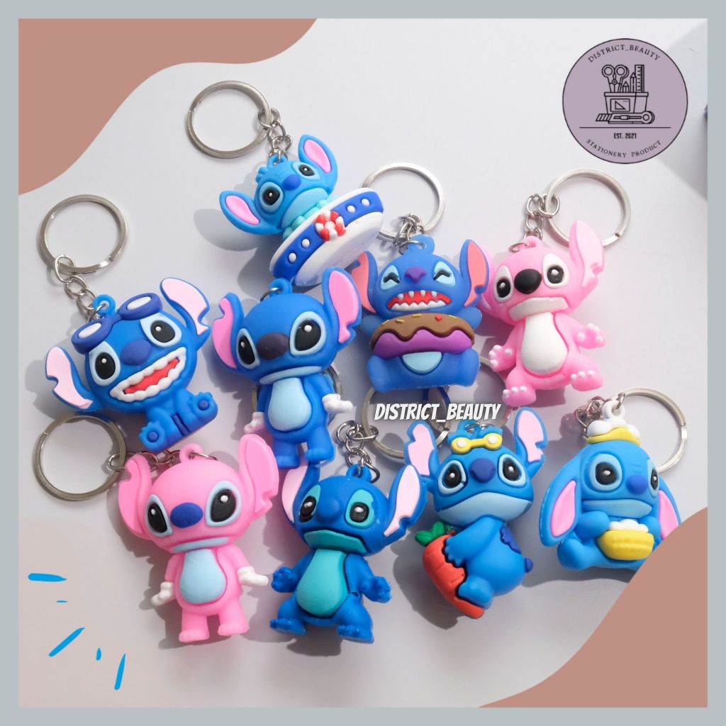 Jual GANTUNGAN KUNCI MISTERI STITCH BLIND BOX MYSTERY BOX KEYCHAIN KEYRING GANTUNGAN TAS ...