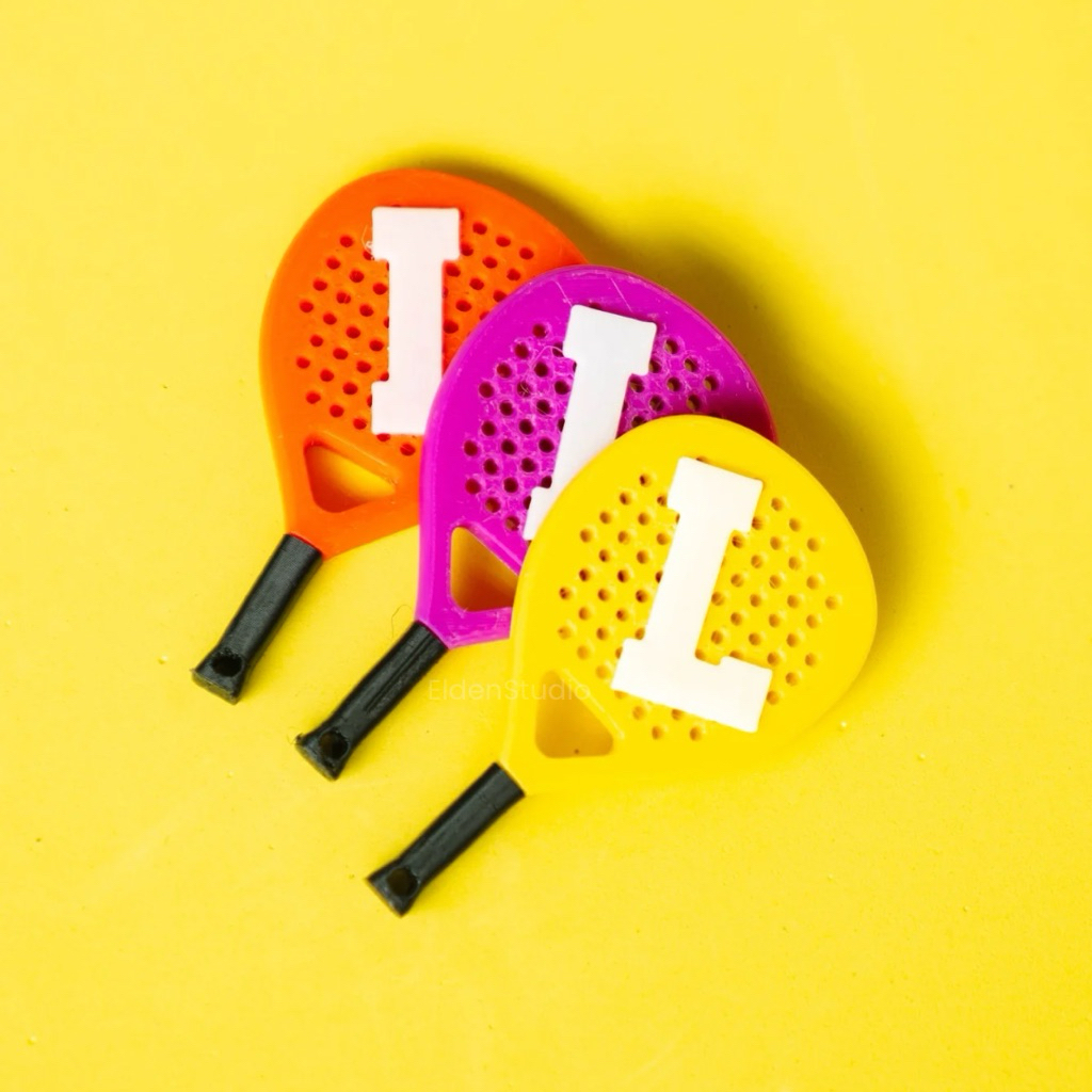 Jual Tennis / Padel Ball And Racket Keychain | Gantungan Kunci Bola ...