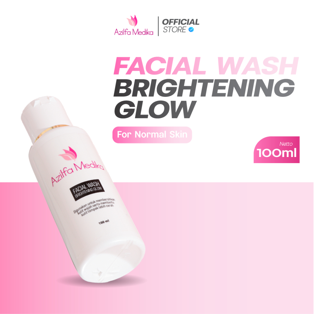Jual Azilfa Medika Facialwash Brightening Glow sabun wajah | Shopee ...