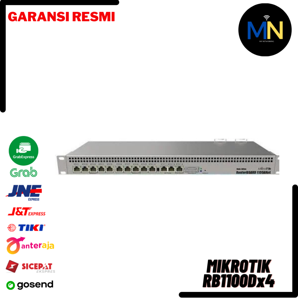 Jual Mikrotik RB1100Dx4 Dude Edition RB1100AHx4 Router 1U Rackmount ...