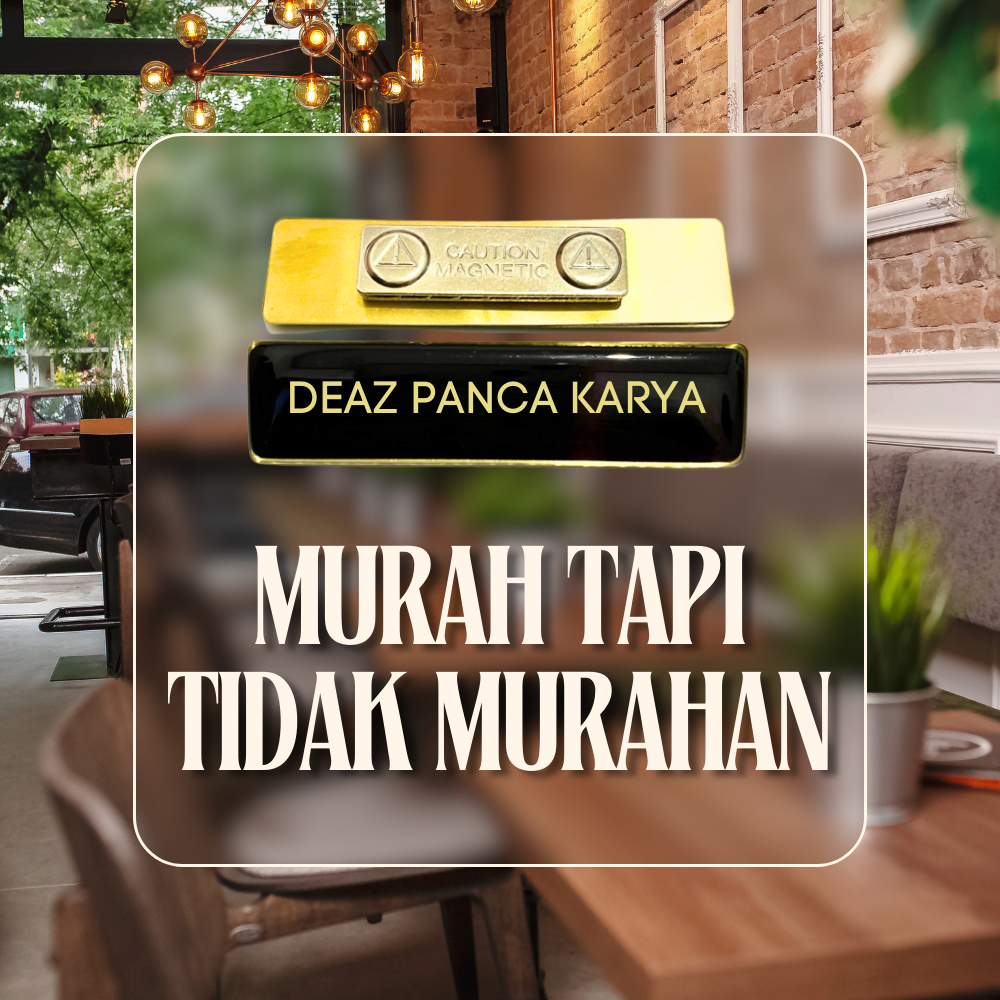 Jual Papan Nama / Name Tag / Name Tag Kuningan / Name Tag Kuningan ...