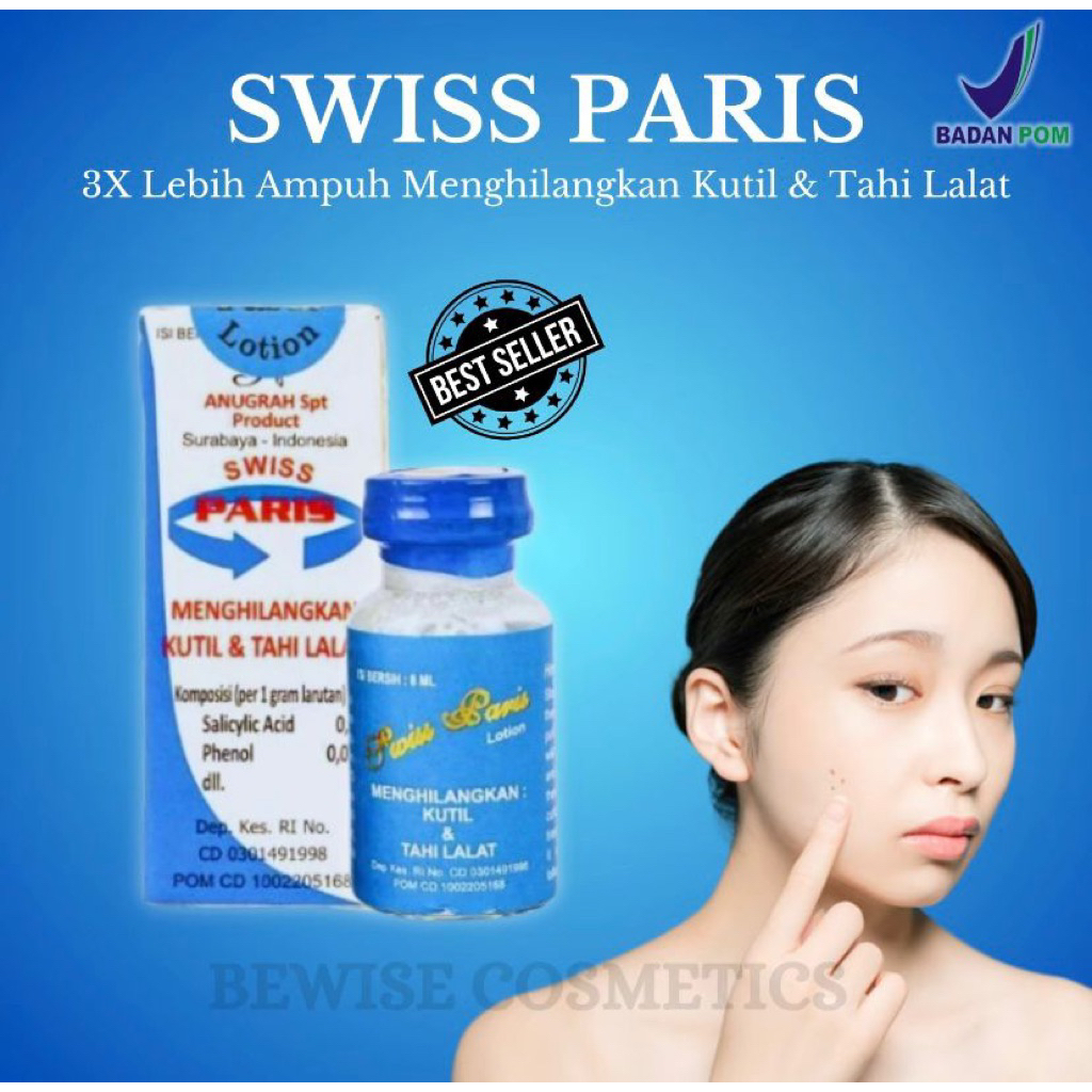 Jual SWISS PARIS LOTION PENGHILANG KUTIL DAN TAHI LALAT ORIGINAL ...