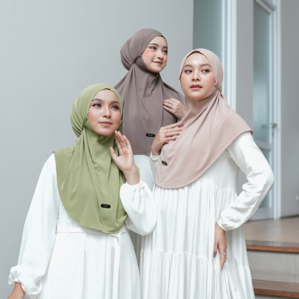 Jual Hijab Instan Airflow Premium DAUNNI Hamidah M || Hijab Instan Non ...