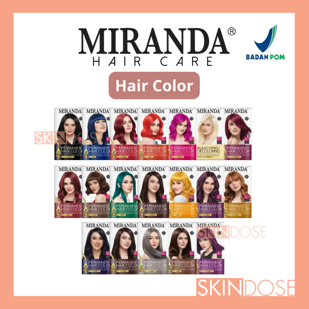 Jual Miranda Hair Color Size 30ml / Cat Rambut Miranda / Cat Rambut ...