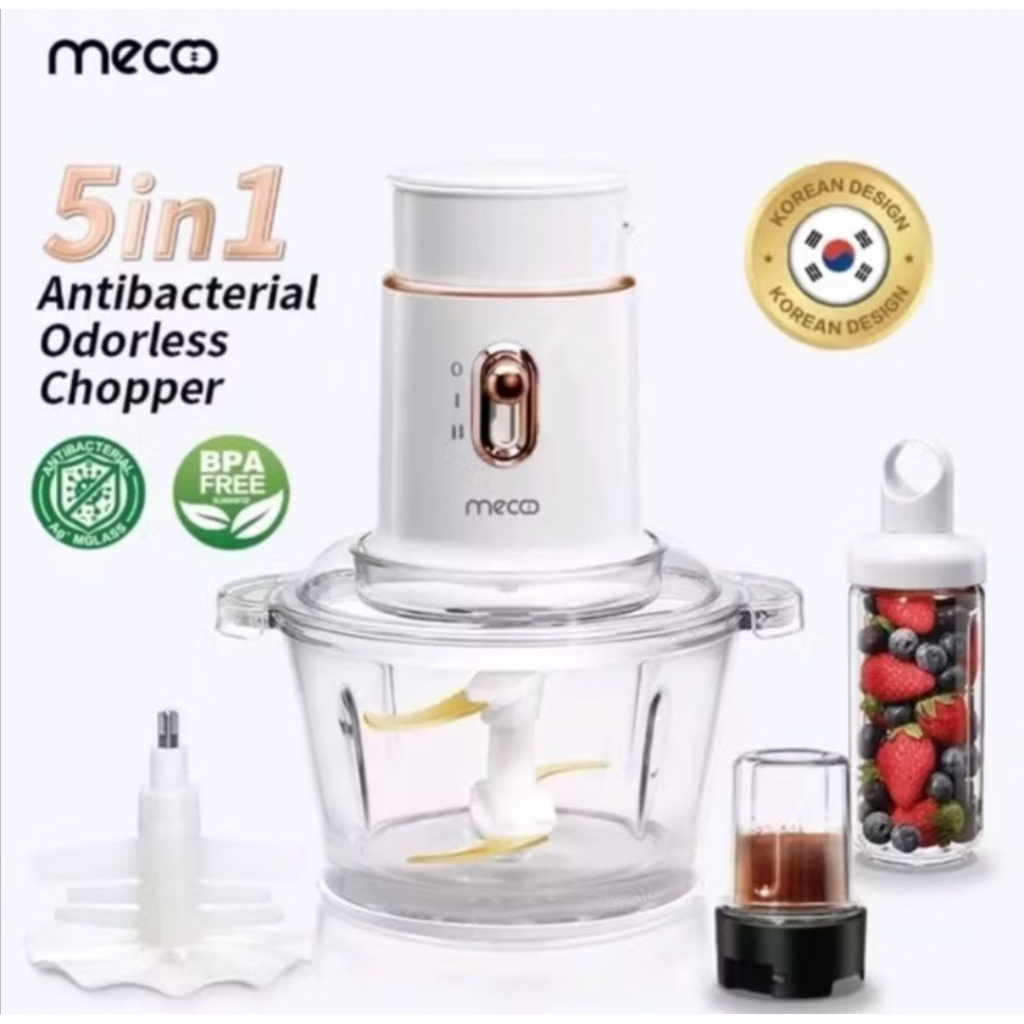 Jual Mecoo Most Aesthetic 5 in 1 Anti Bacterial Odorless Chopper 250 ...