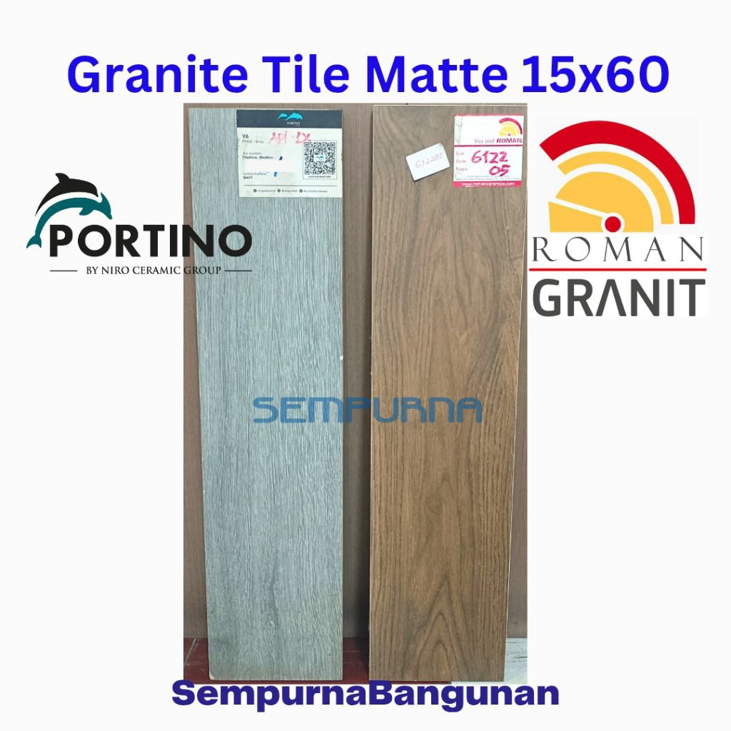 Jual Granite tile ubin Roman Granit dBalsa Wengue GT612205R motif serat ...