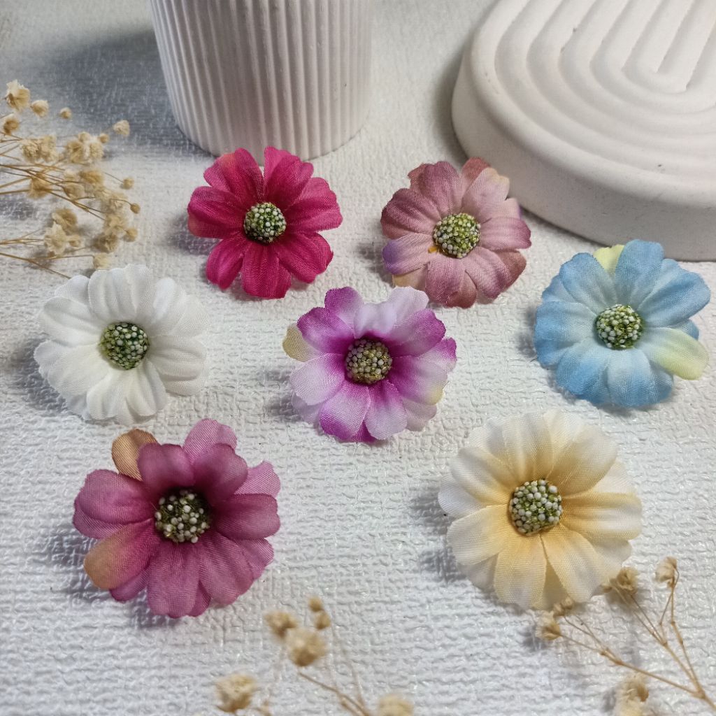 Jual Kuntum Bunga Aster Bunga Daisy Kain bunga mahar bunga hias bunga ...