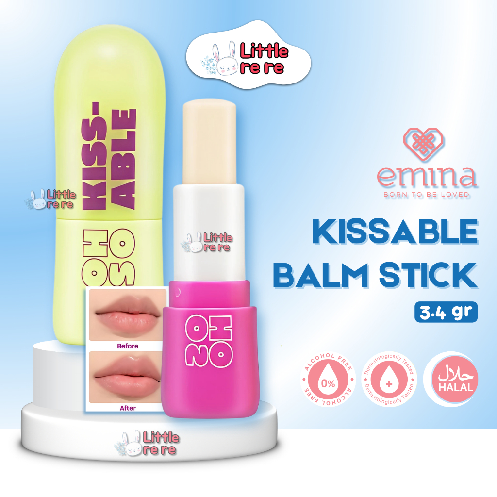 Jual EMINA Oh So Kissable Tinted Balm Stick - 3.4gr | Pink Bonbons ...