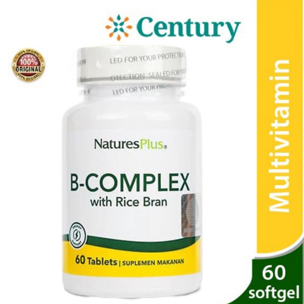Jual Nature's Plus B Complex 60 Tablet/Natures Plus Vitamin B/Daya ...