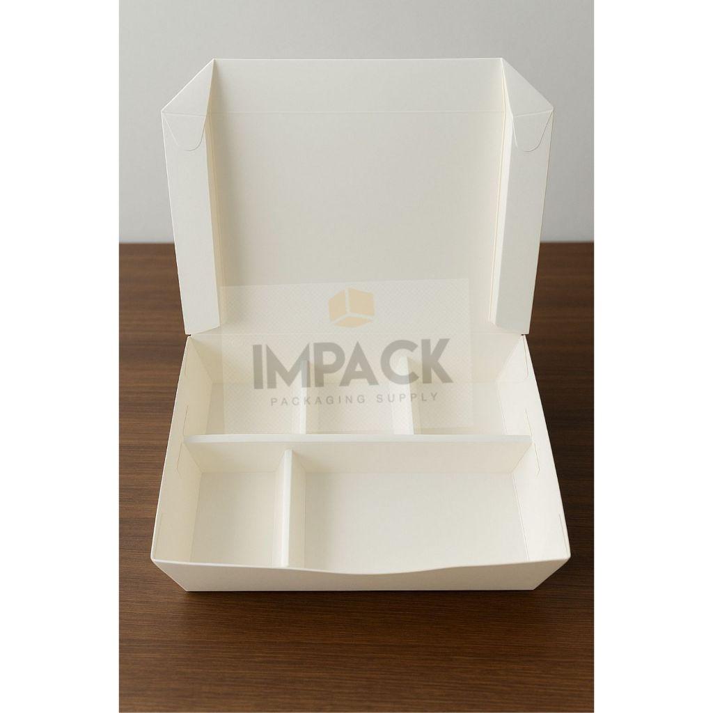 Jual Paper Lunch Box Sekat 5 Large – Kotak Makanan Kertas Food Grade 5 ...