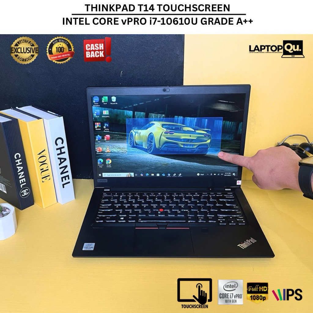 Jual THINKPAD T14 Vpro i7 GEN 10 RAM 16GB/SSD 512GB/TOUCHSCREEN ...