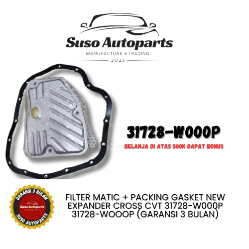 Jual FILTER MATIC + PACKING GASKET NEW XPANDER CROSS CVT 31728-W000P ...