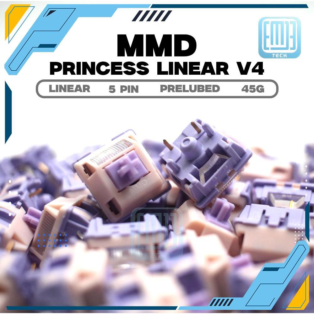 Jual MMD Princess Linear V4 45g PCB Mount 5-Pin LED Diffuser Pre Lubed ...