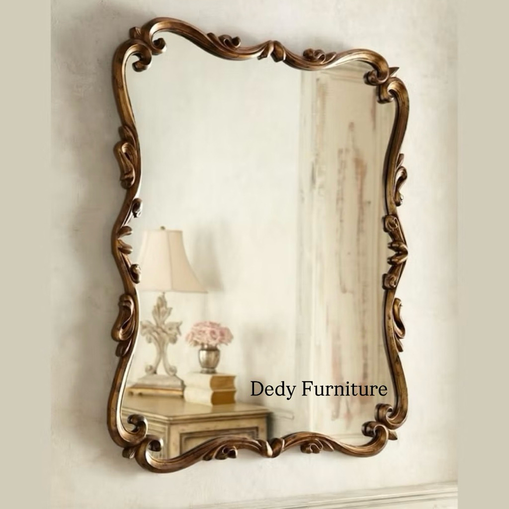 Jual Cermin dinding standing mirror wall mirror vintage mirror ...