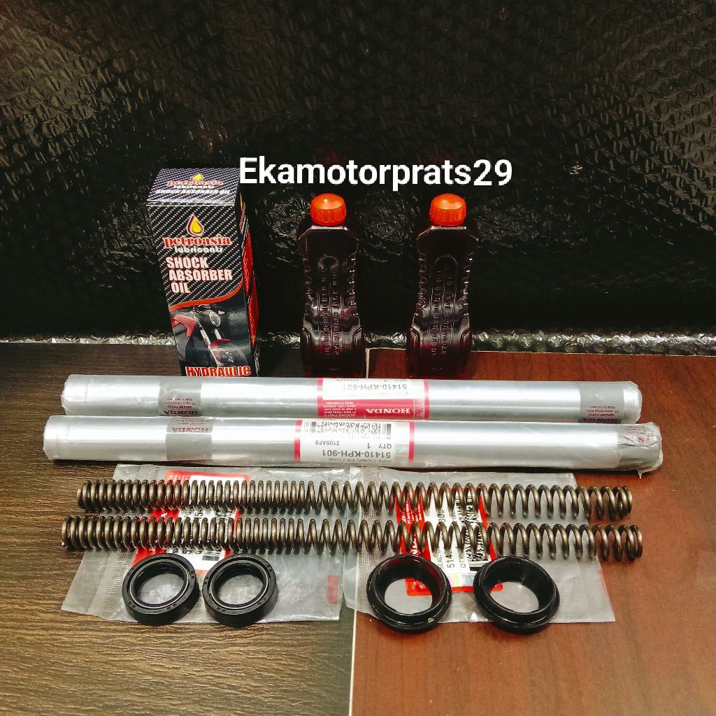 Jual Paket As shock Sok Depan KPH + Per shock + Seal shock + Seal abu ...