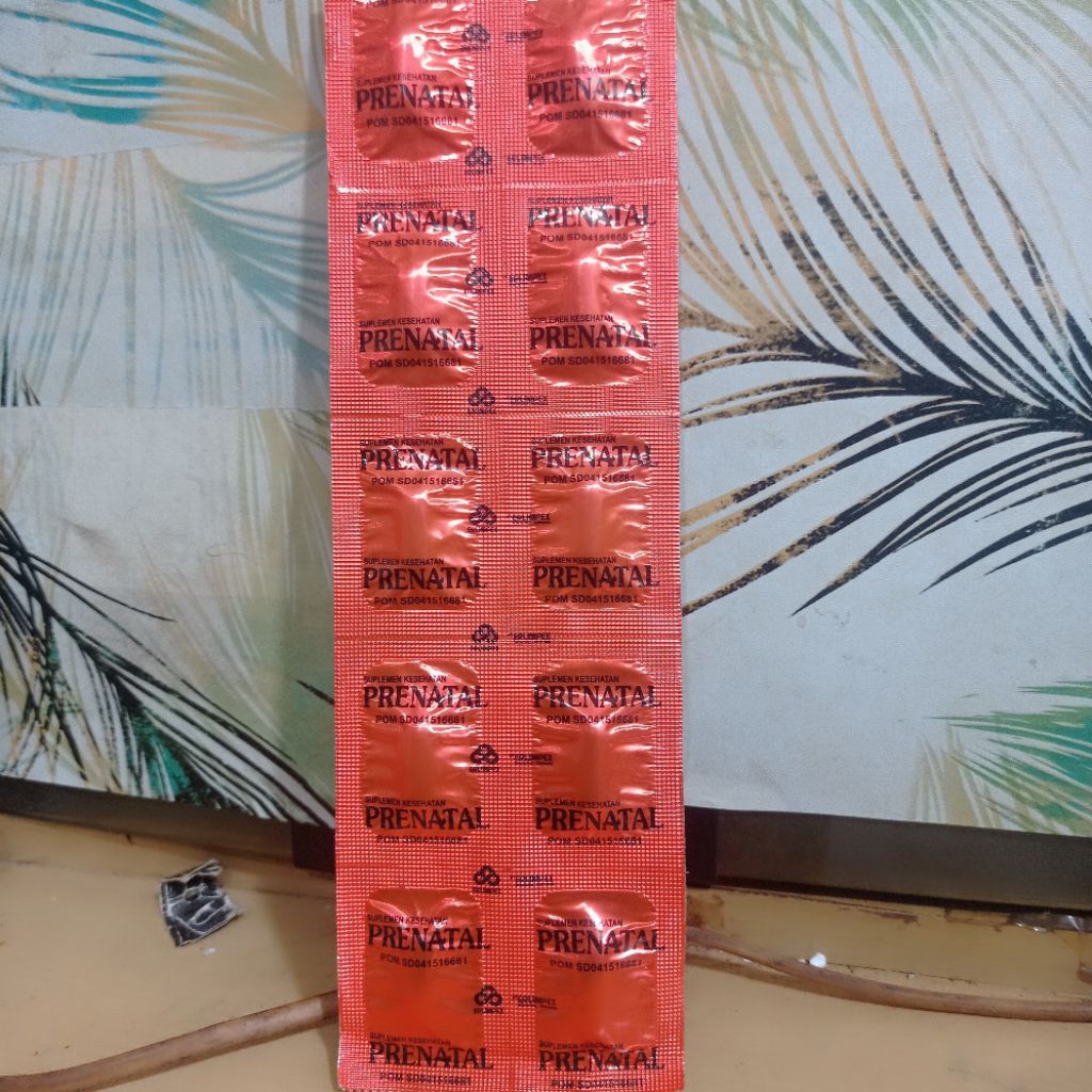 Jual prenatal 10 tablet per strip original | vitamin untuk ibu hamil ...