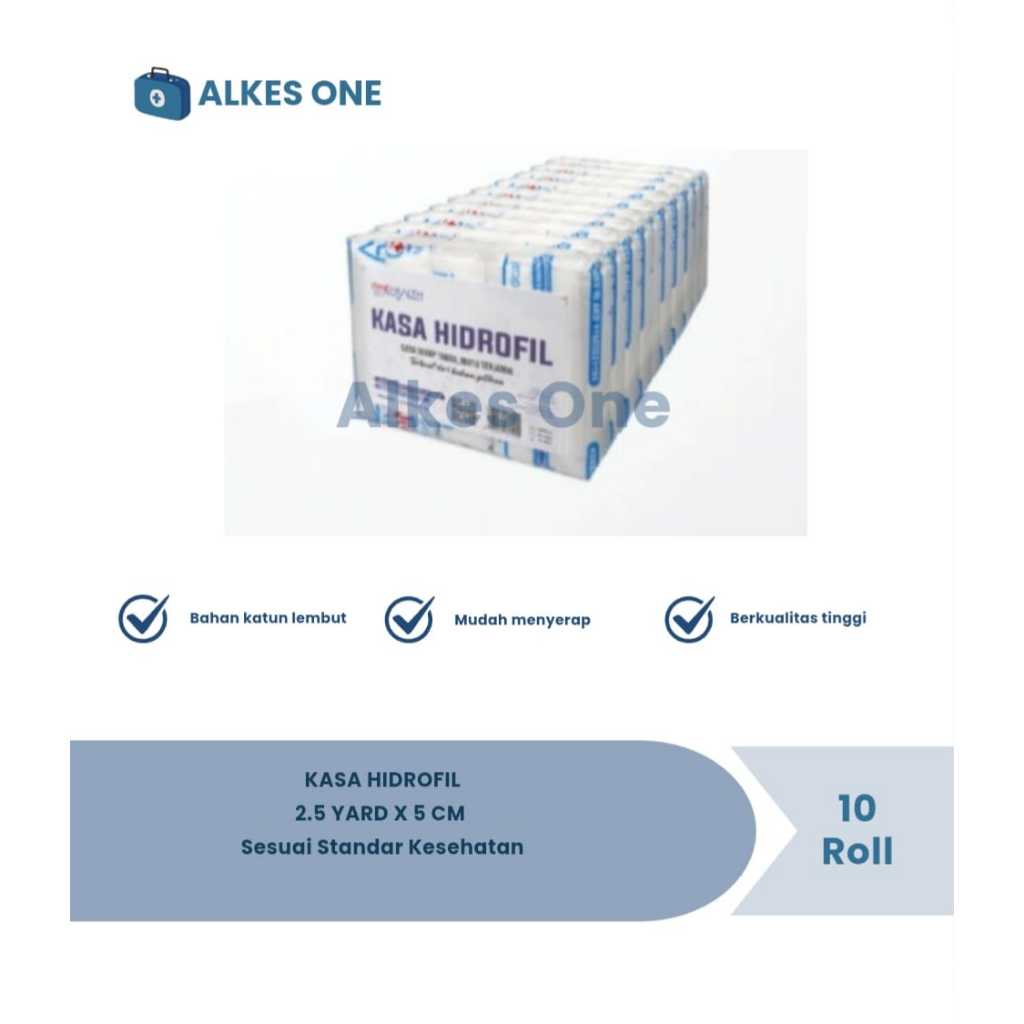 Jual Kasa Hidrofil 2.5 Yard x 5 Cm Onehealth (Verban Steril Hidrofil ...
