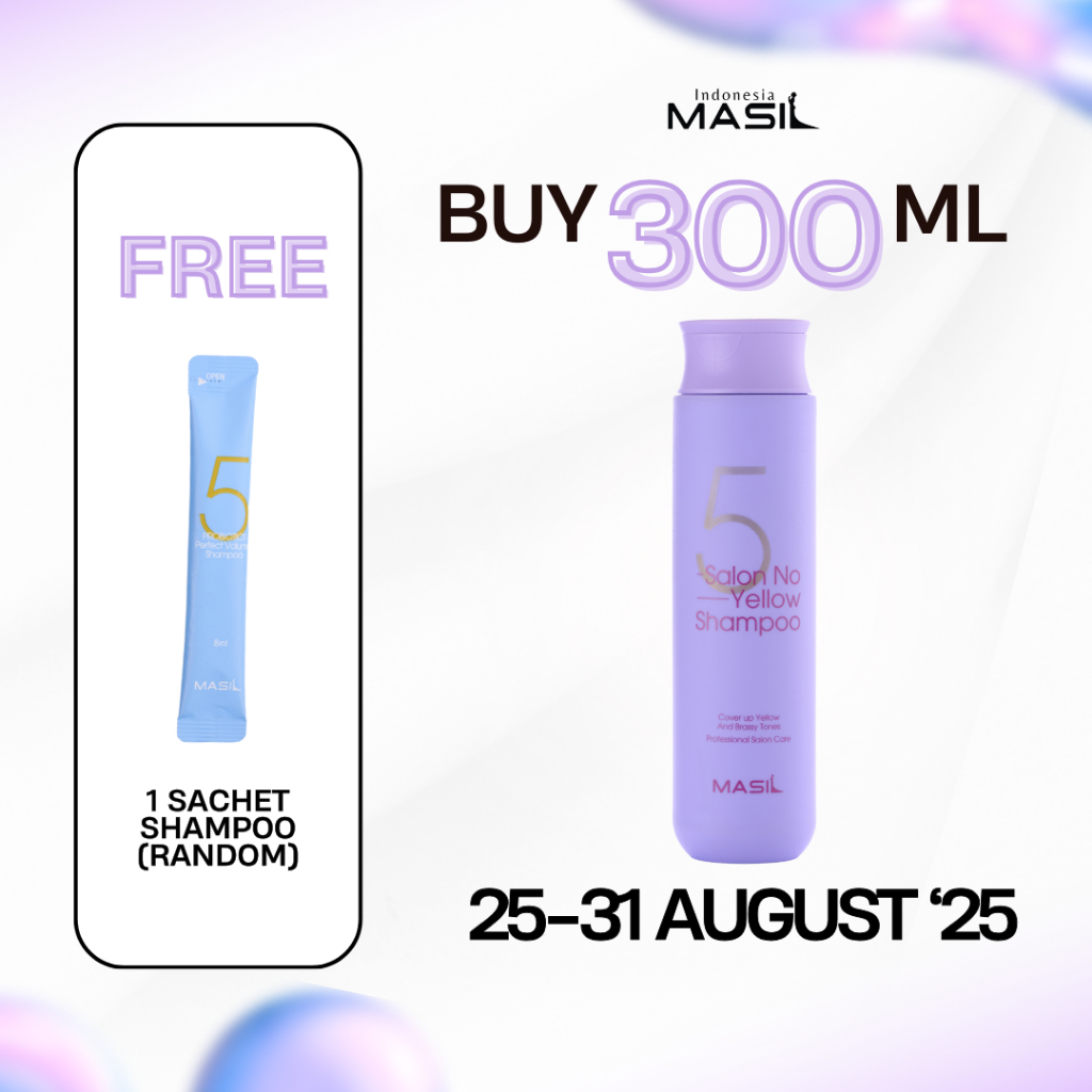 Jual MASIL - Shampoo untuk Rambut Bleaching Mencegah Perubahan Warna 5 ...