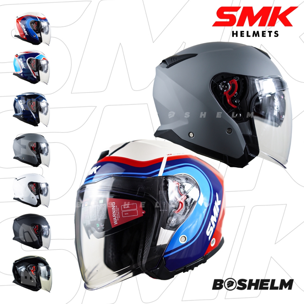 Jual BOSHELM Helm SMK GTJ SOLID Helm Half Face SNI | Shopee Indonesia