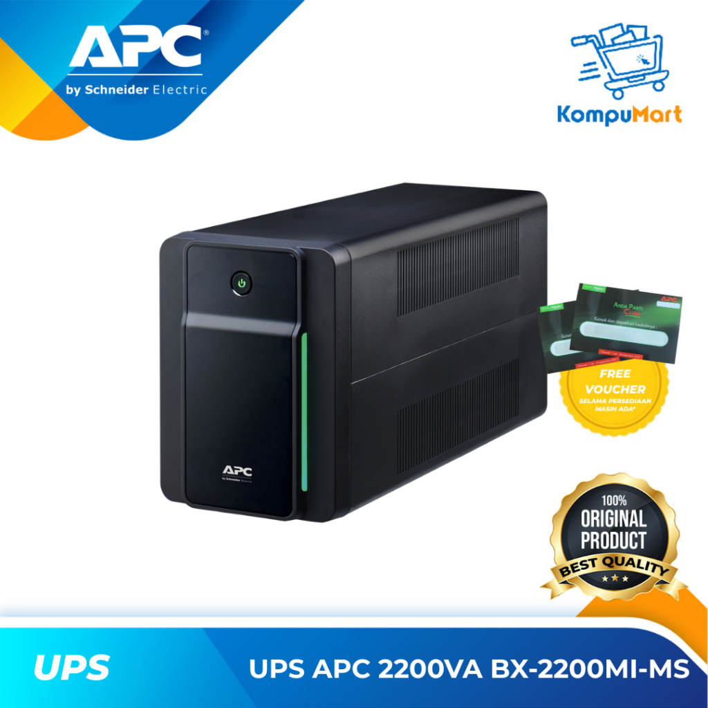 Jual UPS APC BX2200 BX2200MI-MS / BVG2200I-GR 2200VA 1200W Easy UPS ...