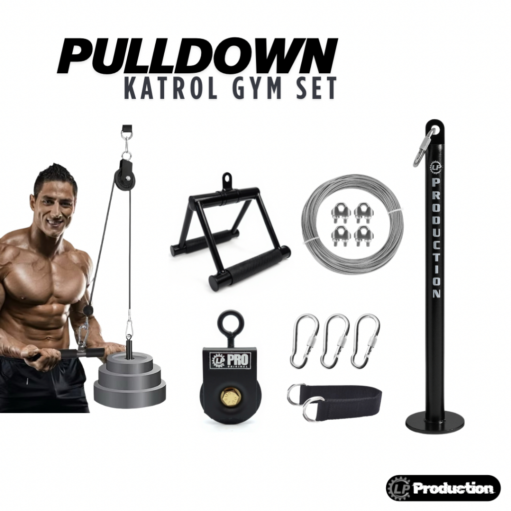 Jual Katrol Pulldown Cable Set - Alat Gym Fitness | Shopee Indonesia