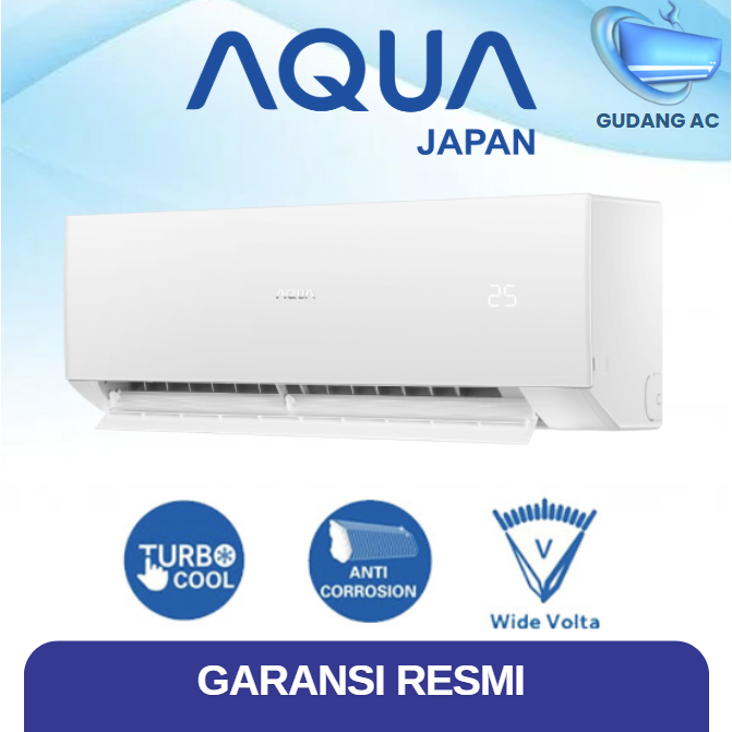 Jual AC Aqua 1/2 PK Turbo Cool Blue Fin R32 AQA-KCR5FQAL | Shopee Indonesia